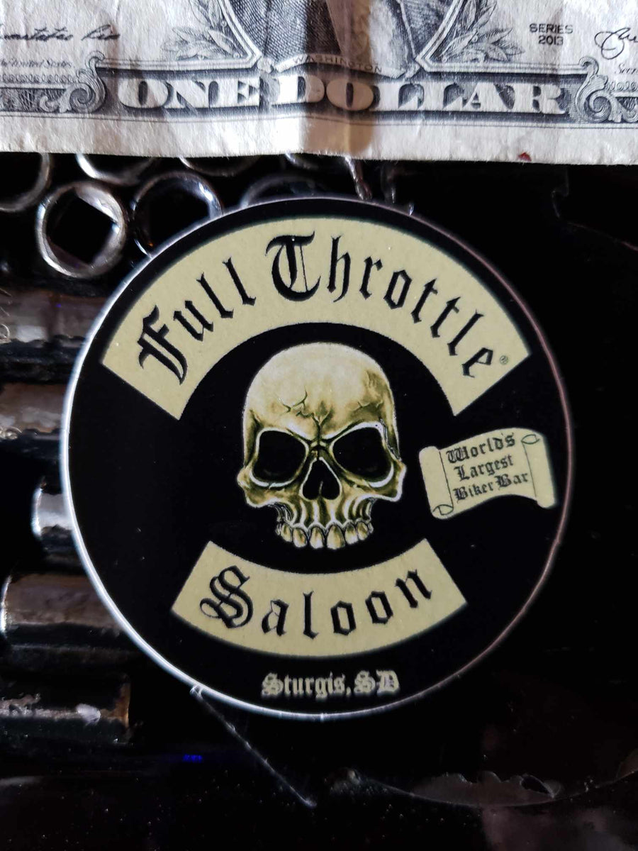Sticker 07 - Full Throttle classic logo small sticker - glow in the da ...