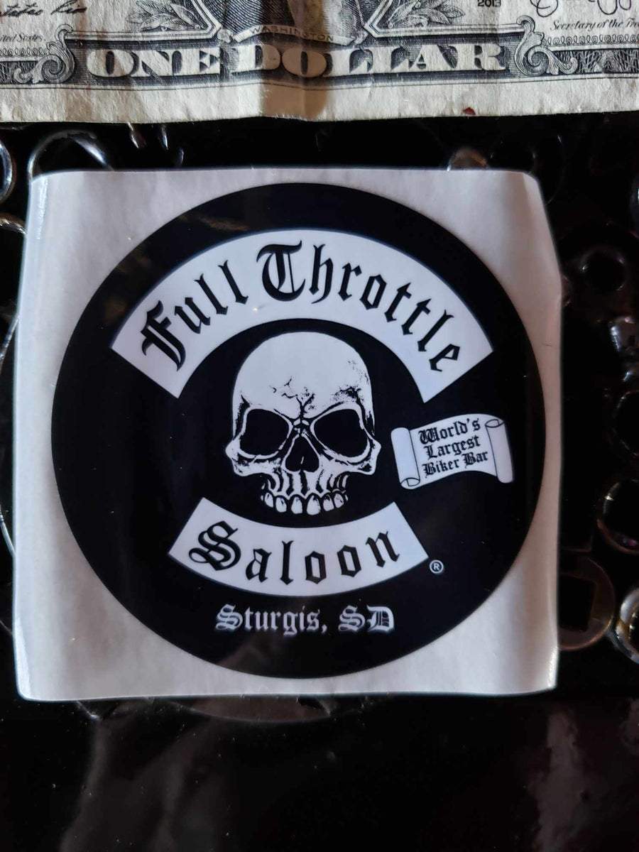 Sticker 08 - Full Throttle classic logo small sticker - black – Full ...